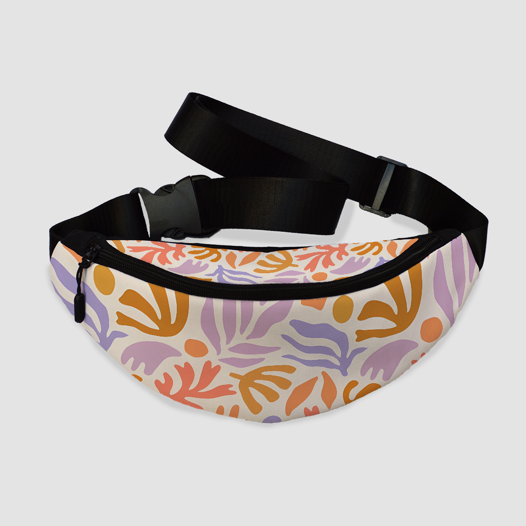 Colorful Leaves Pattern Fanny Pack – Dank N Drip