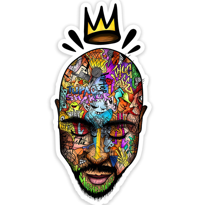 2pac Face Sticker – Dank N Drip