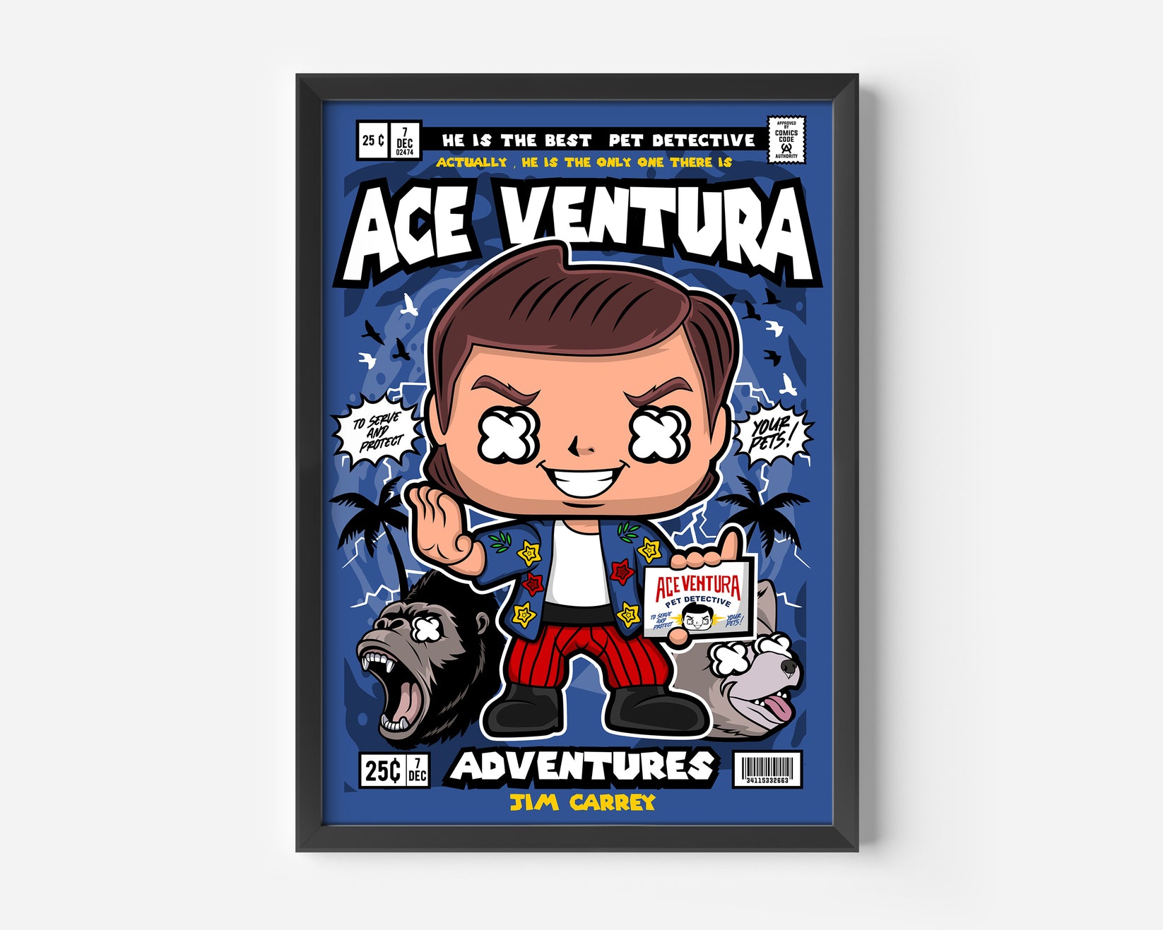Ace Ventura Pop Poster – Dank N Drip