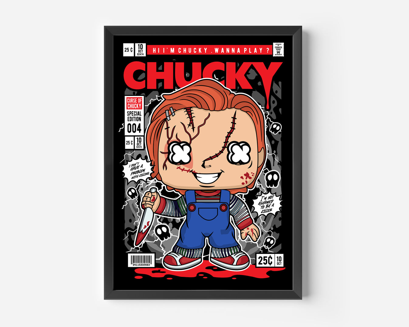 Chucky Pop Poster – Dank N Drip
