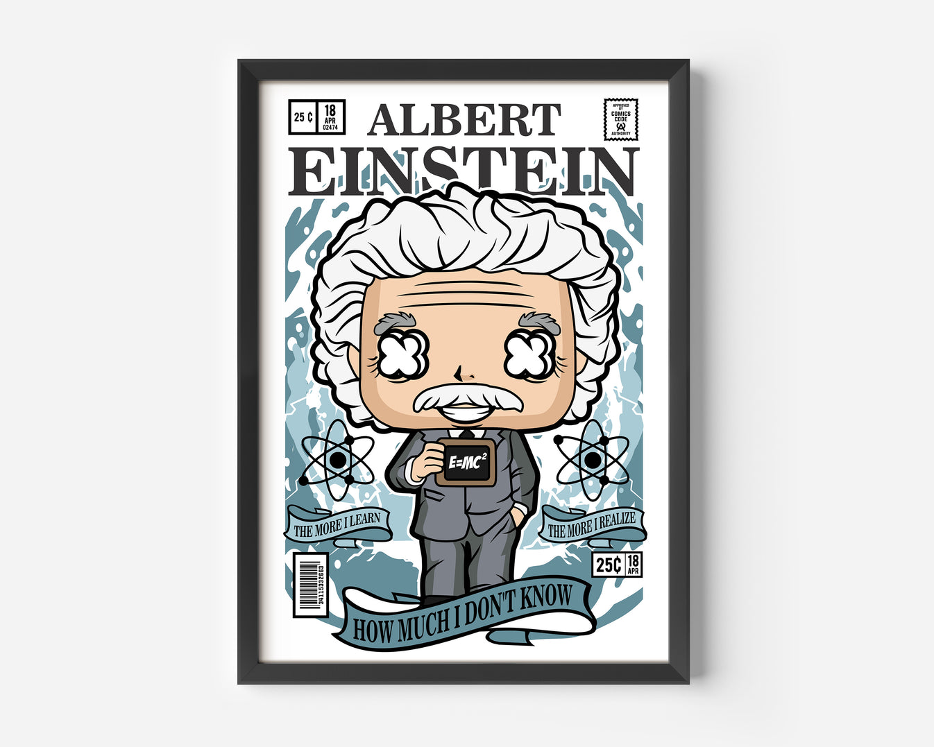 Einstein Pop Poster – Dank N Drip