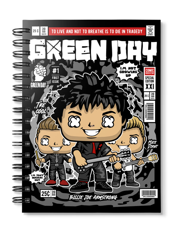 Green Day Pop Art Notebook – Dank N Drip