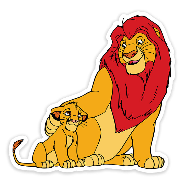 Mufasa & Simba Sticker – Dank N Drip