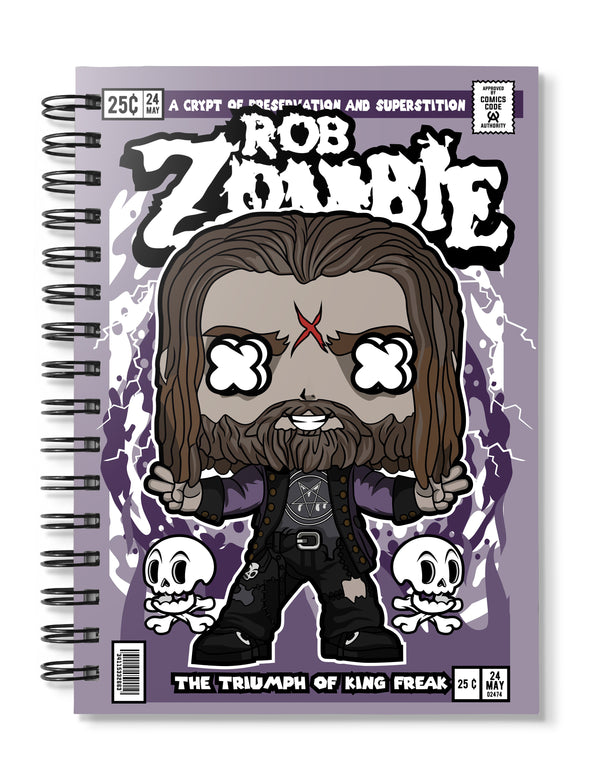 Rob Zombie Pop Art Notebook – Dank N Drip