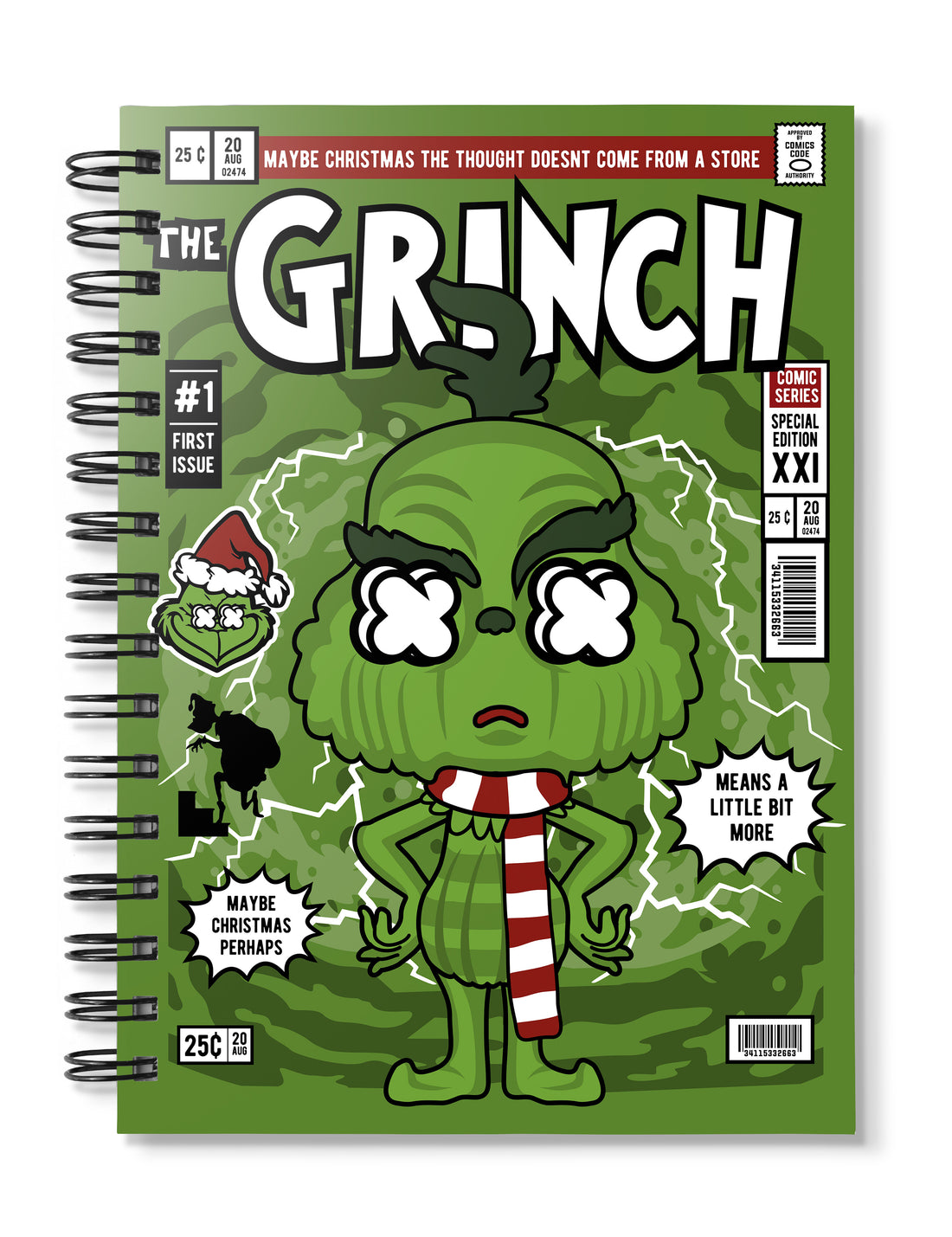 The Grinch Pop Art Notebook – Dank N Drip