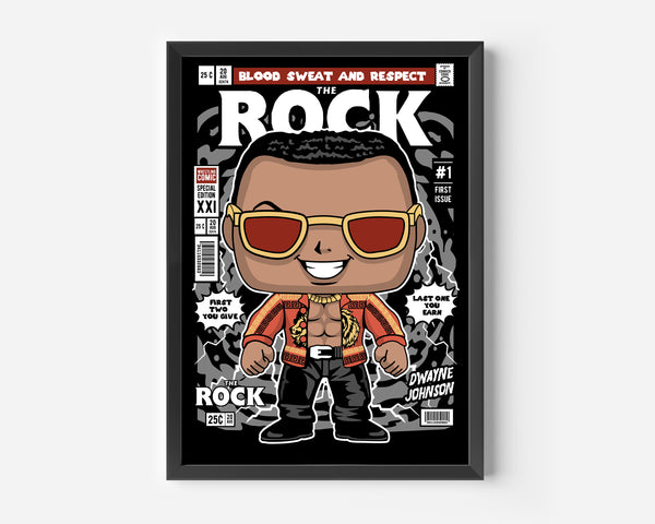 The Rock Dwayne Johnson Poster – Dank N Drip