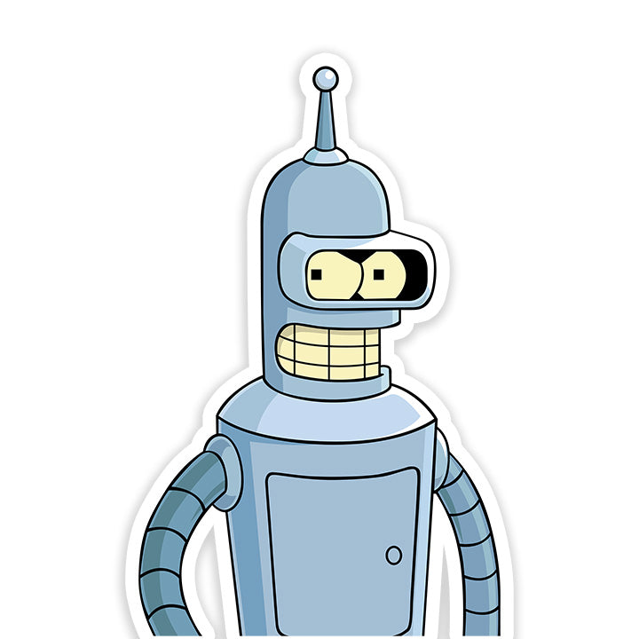 Bender Futurama Sticker – Dank N Drip
