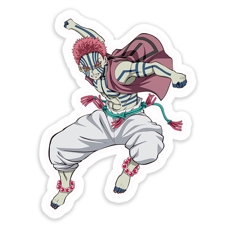 Akaza Demon Slayer Sticker – Dank N Drip