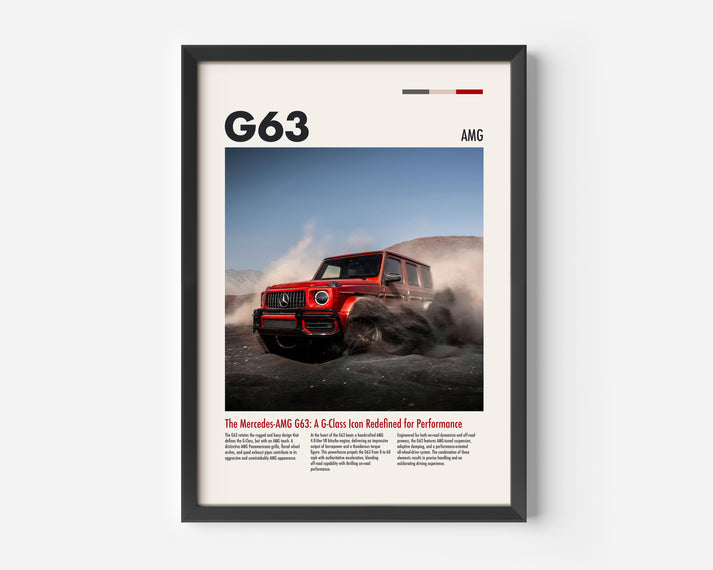 Mercedes-AMG G63-Class Poster – Dank N Drip