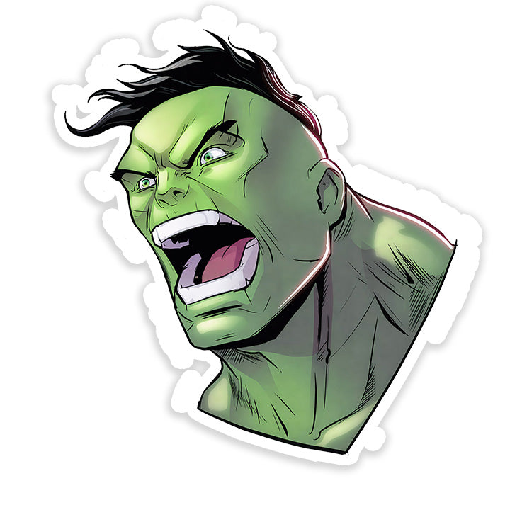 Hulk portrait marvel Sticker – Dank N Drip