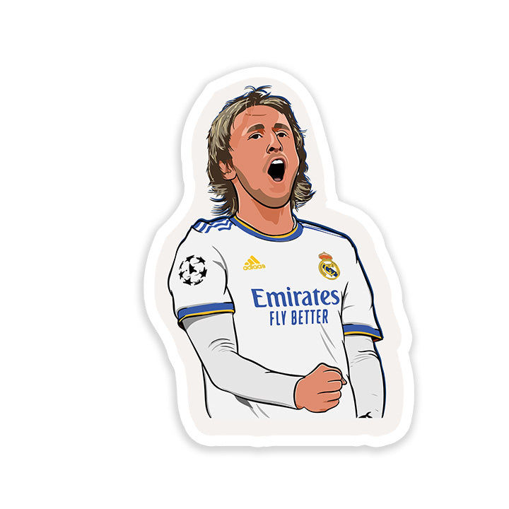 Luka Modrić RM Sticker – Dank N Drip