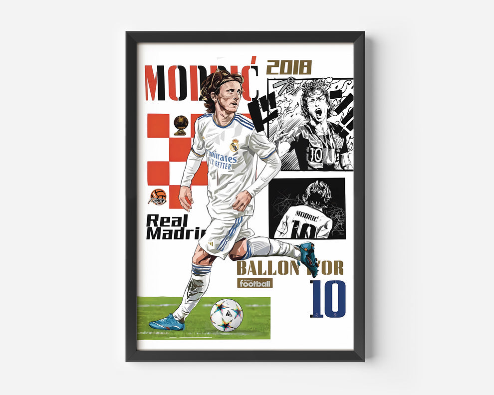 Luka Modric Cartoon Poster – Dank N Drip